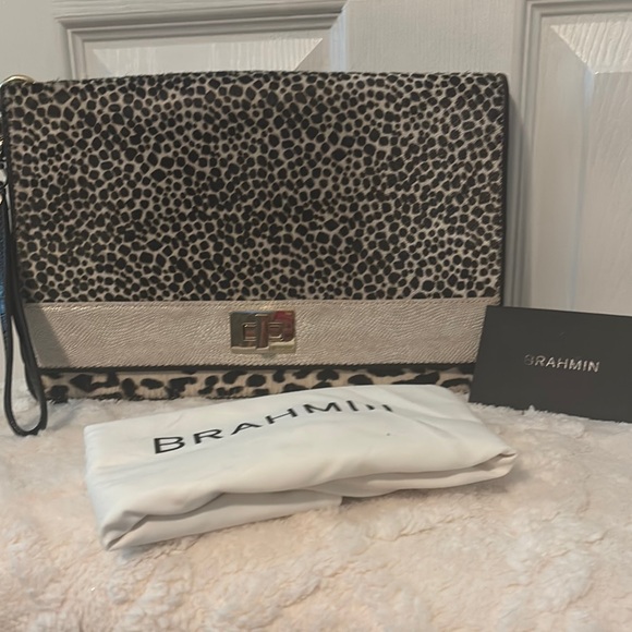 Brahmin | Bags | Brahmin Leopard Print Womens Bag | Poshmark